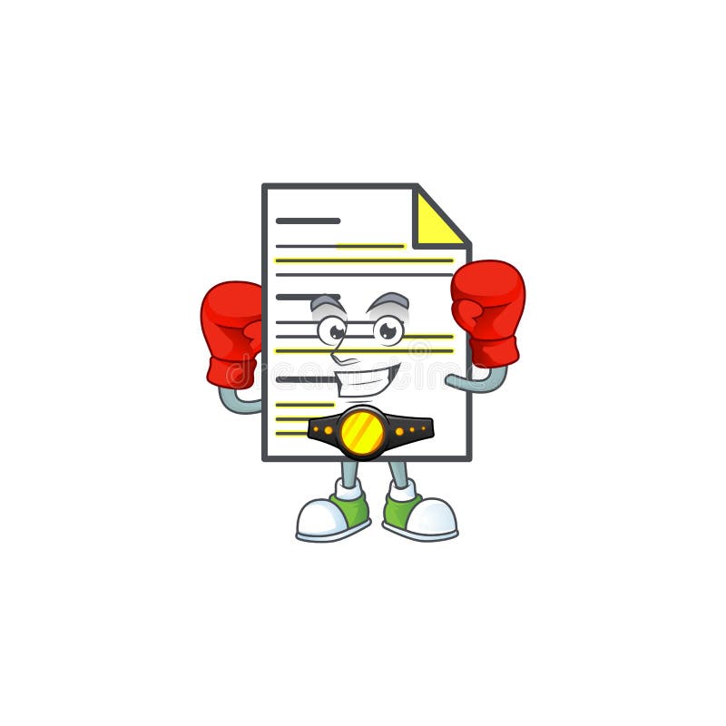 Boxing the Document for a Contract Business Stock Vector - Illustration ...