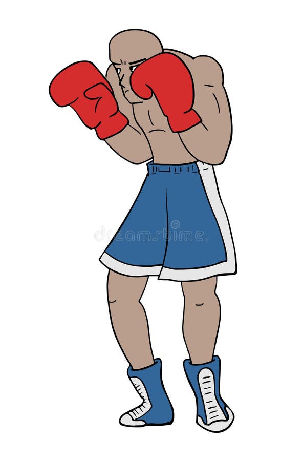 Boxing draw stock vector. Illustration of sport, arts - 54126404