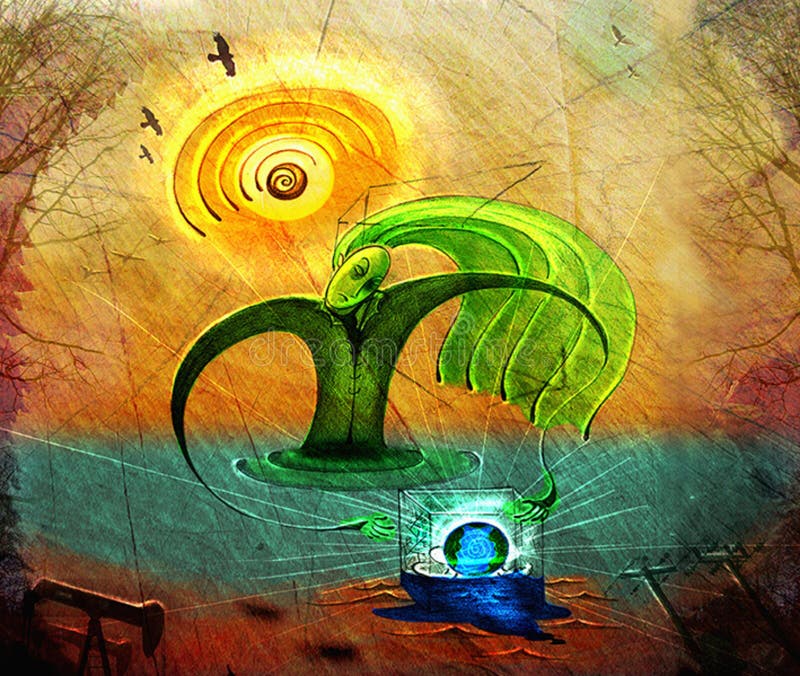 Boxing the earth 1 stock image. Image of home, ecofriendly - 92131501