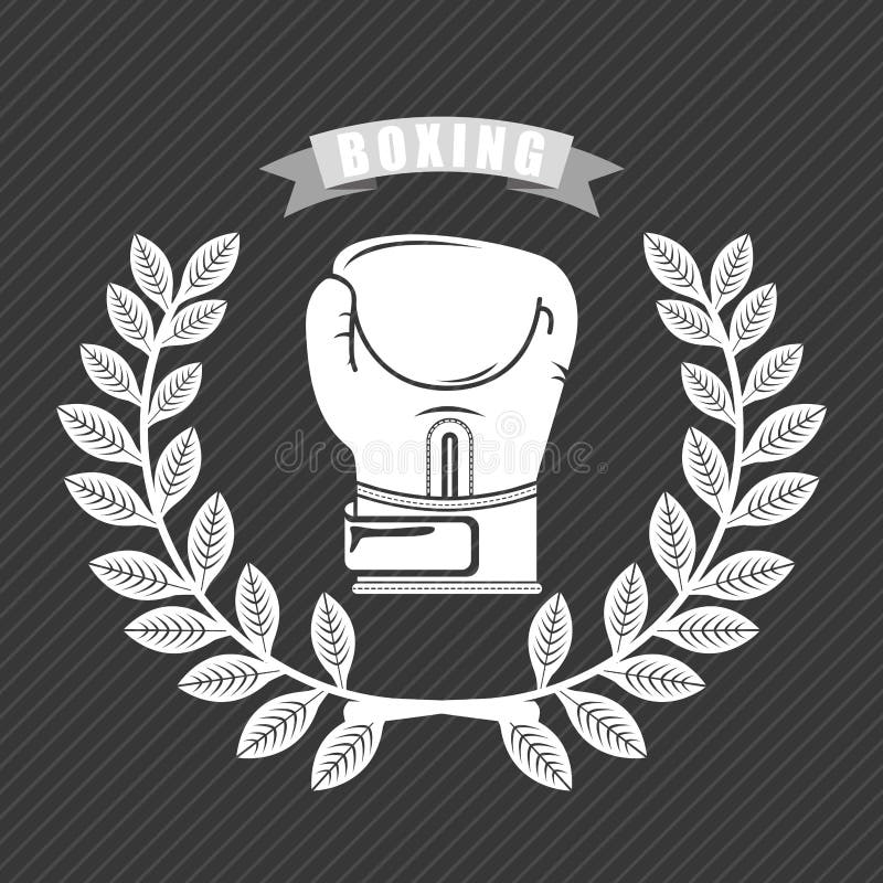 Boxing emblem stock vector. Illustration of vector, strength - 50341125