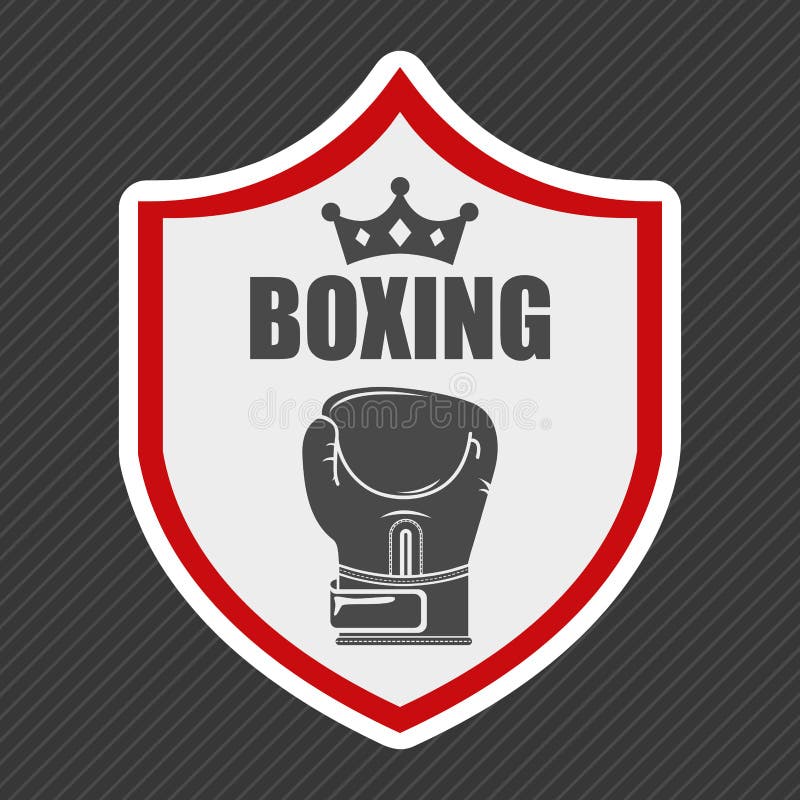 Boxing emblem stock vector. Illustration of boxing, icon - 50341419