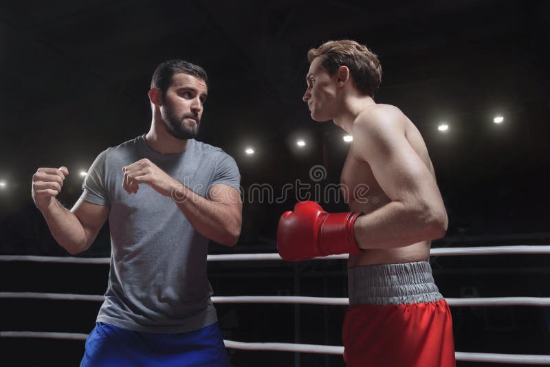 Boxing stock photo. Image of indoors, human, competitive - 84836076