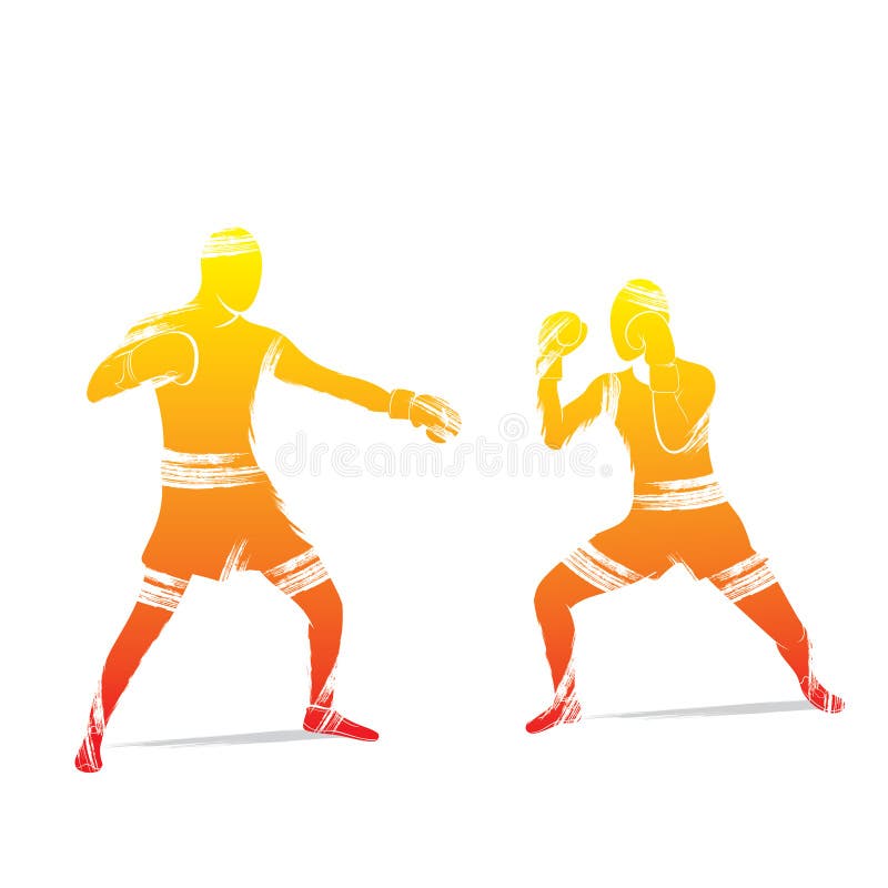 Boxing game design stock vector. Illustration of ethnicity - 55555230