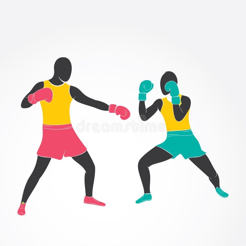 Boxing game design stock vector. Illustration of fighting - 55716093