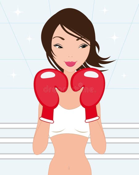 Female Boxing Cartoon Stock Illustrations – 1,215 Female Boxing Cartoon ...