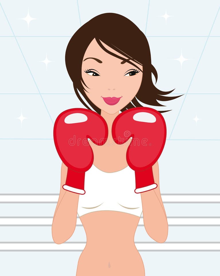 Female Boxing Cartoon Stock Illustrations – 1,215 Female Boxing Cartoon ...