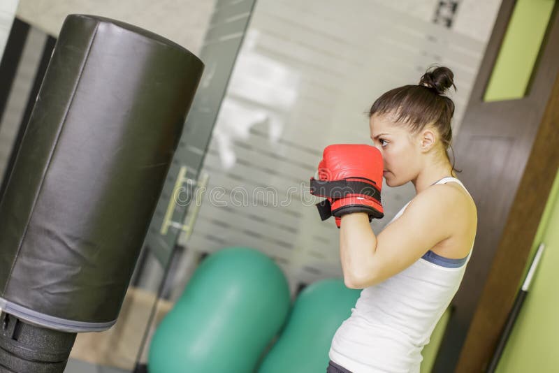 Boxing girl stock photo. Image of confident, fitness - 31881354