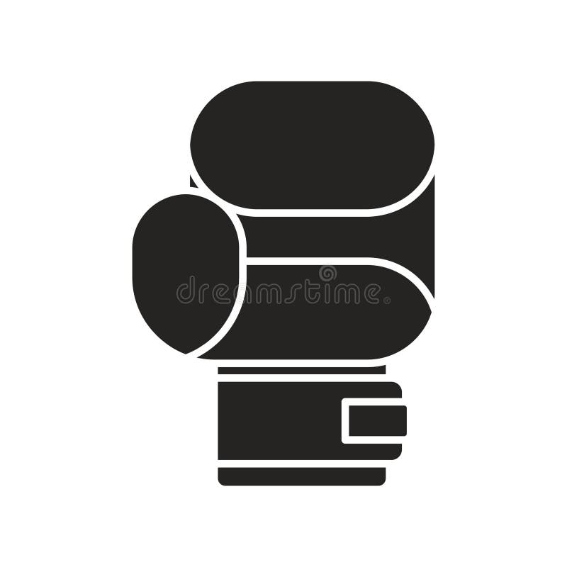 Boxing Glove Icon Isolated. Boxing Accessory Sign Stock Vector ...
