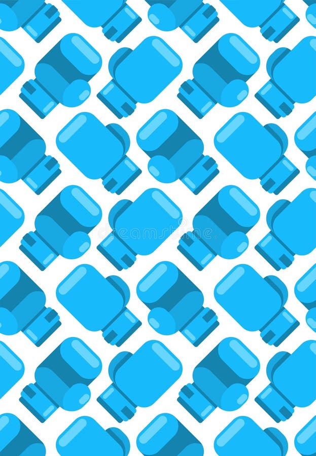 Boxing Glove Pattern Seamless. Boxing Accessory Background Stock Vector ...