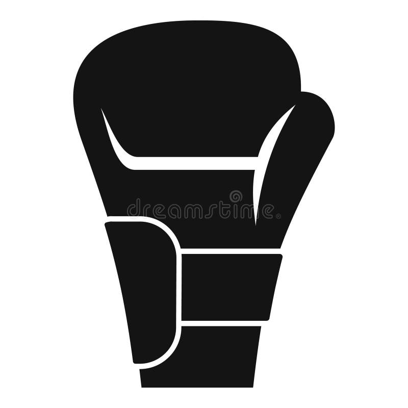 Boxing Glove Protecting Hand during Fight Icon Simple Style Stock ...