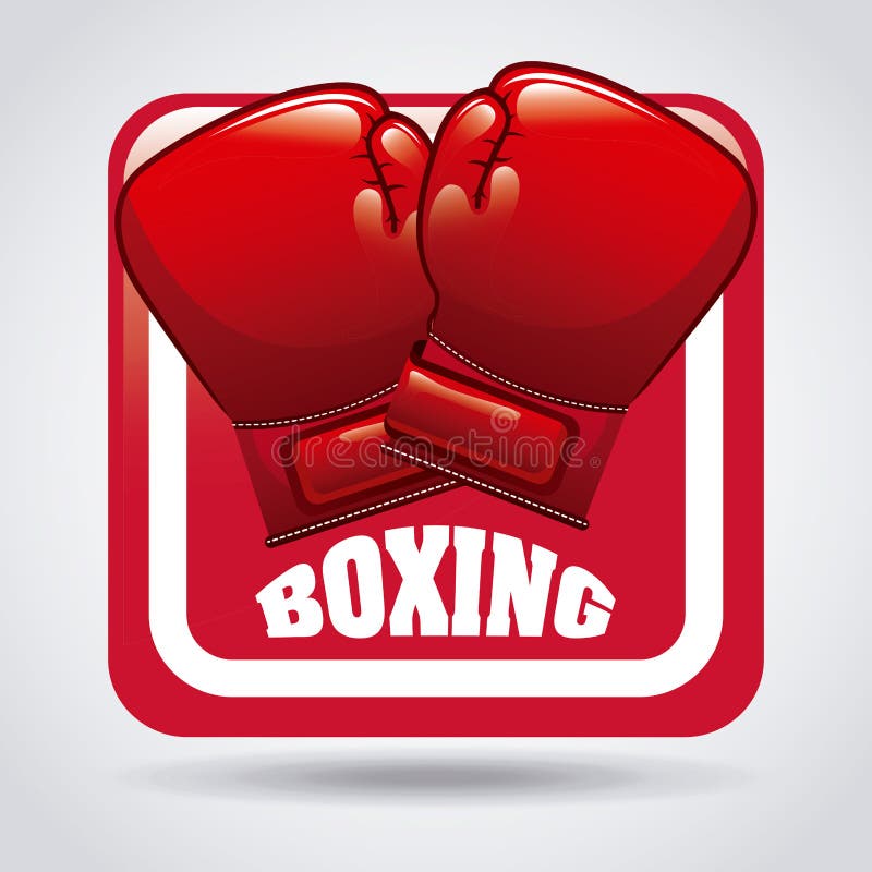 Boxing gloves design stock vector. Illustration of beautiful - 62704396