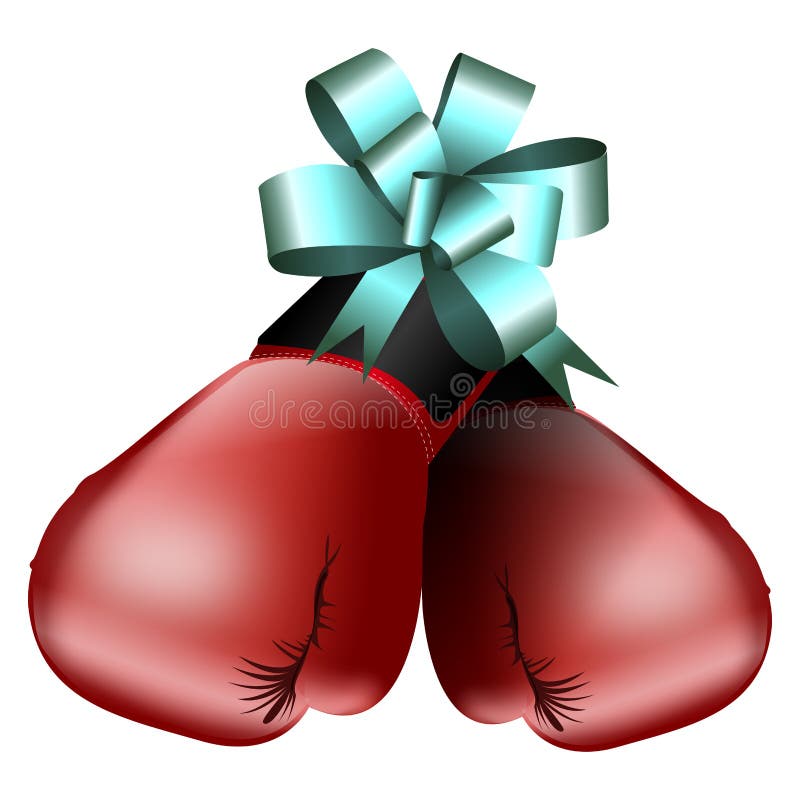 Ribbon Boxing Gloves Stock Illustrations – 362 Ribbon Boxing Gloves ...