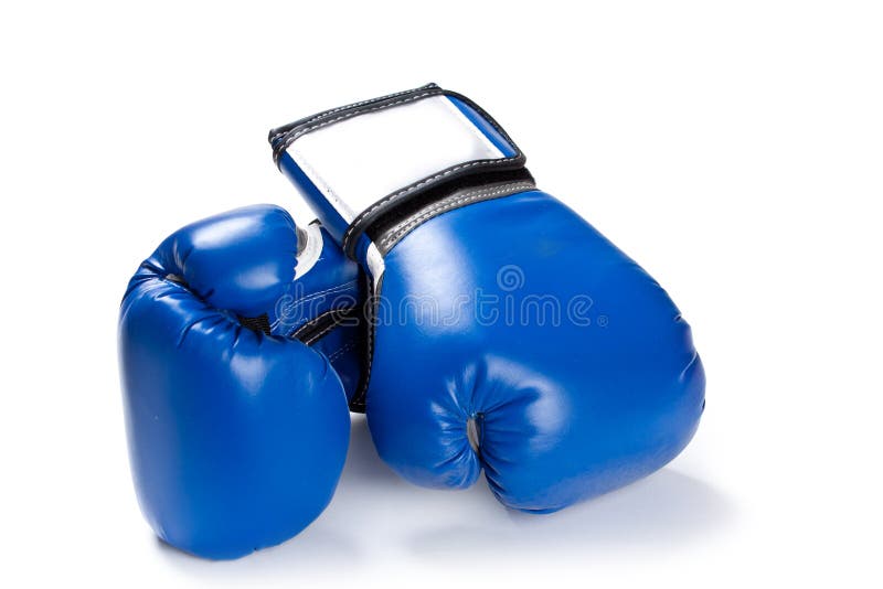 Boxing Gloves Isolated on White Stock Photo - Image of isolated, sport ...