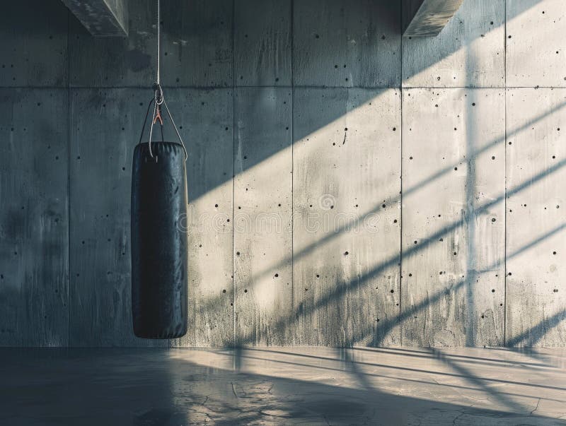 Boxing Gym Interior stock image. Image of workout, generated - 364512503