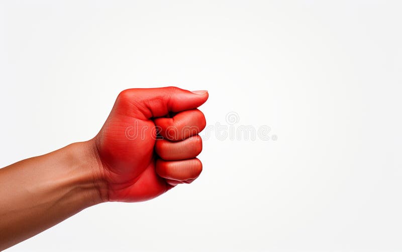Boxing Hand Targets on White Background Stock Image - Image of offense ...