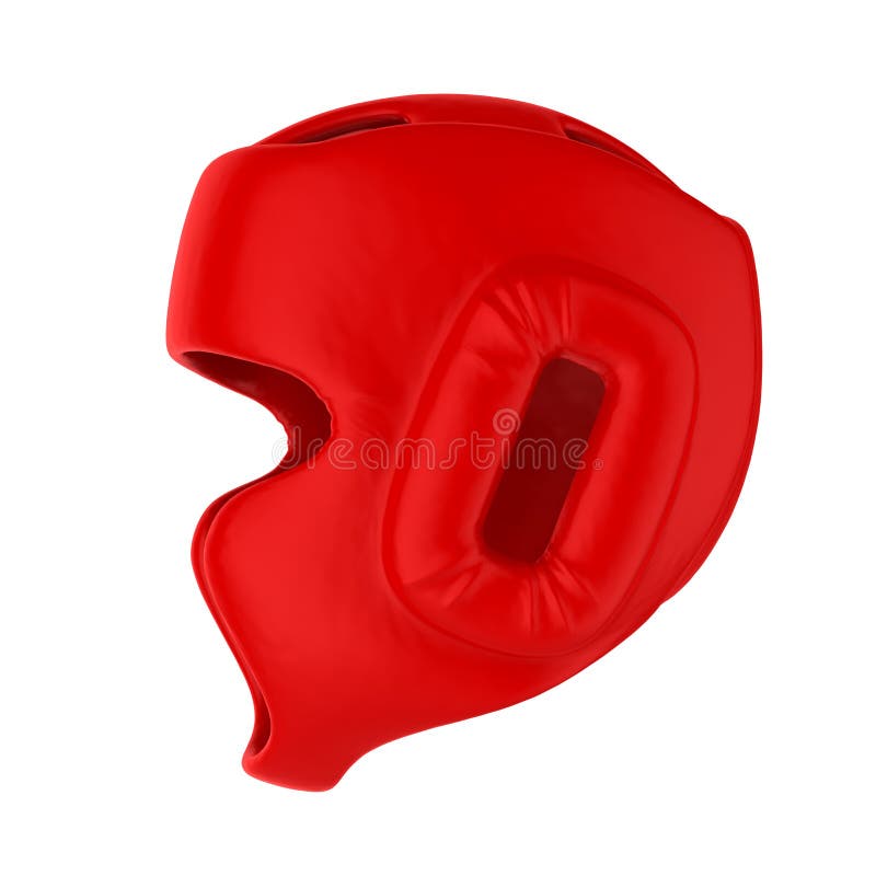 Boxing Headgear Isolated stock illustration. Illustration of fight ...