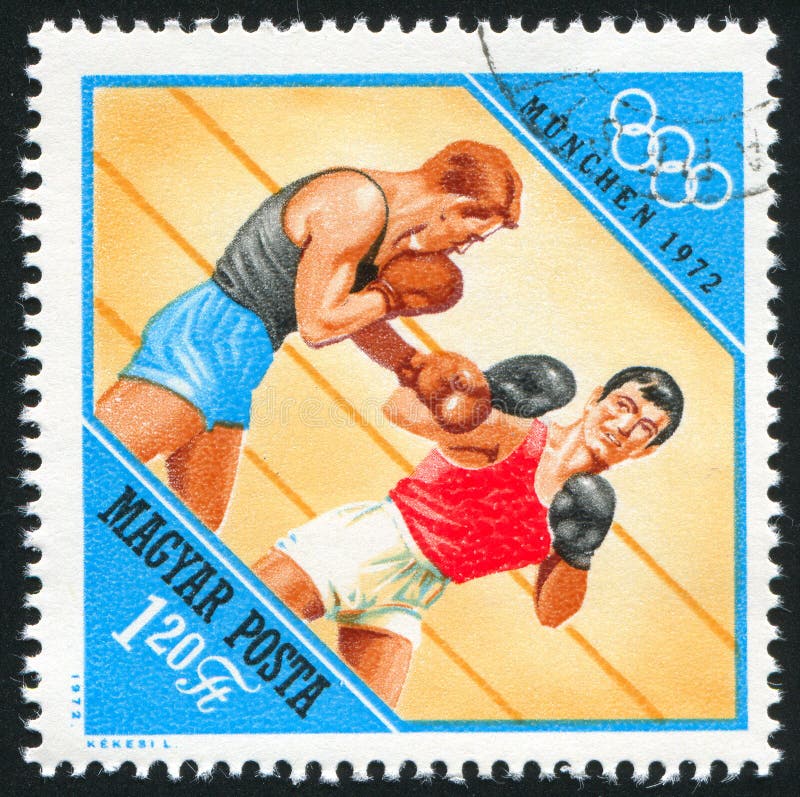 Boxing editorial stock photo. Image of postcard, body - 109258638