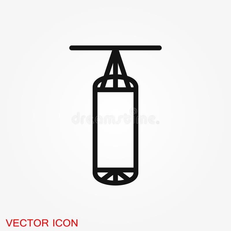 Boxing Icon, Equipment and Sport Vector Graphics, Symbol on a ...