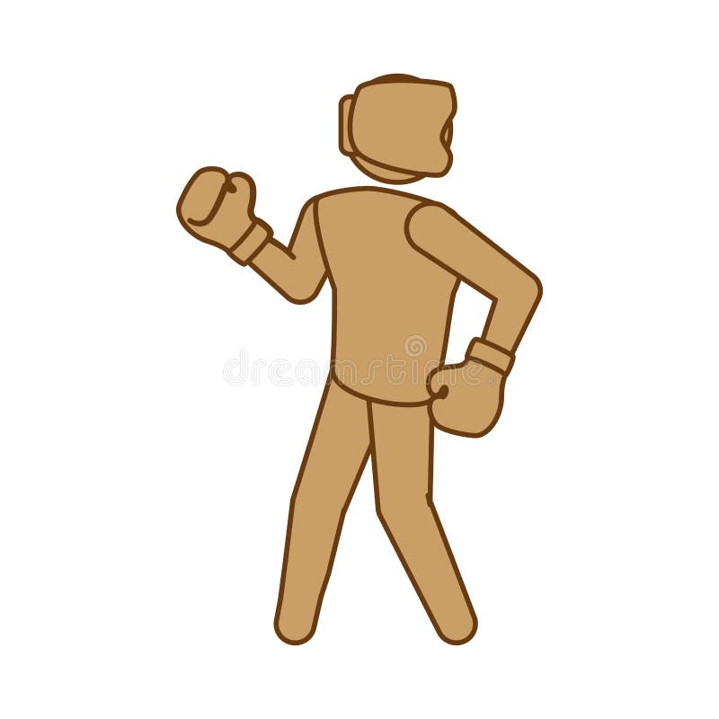 Boxing icon image stock vector. Illustration of conflict - 81958989
