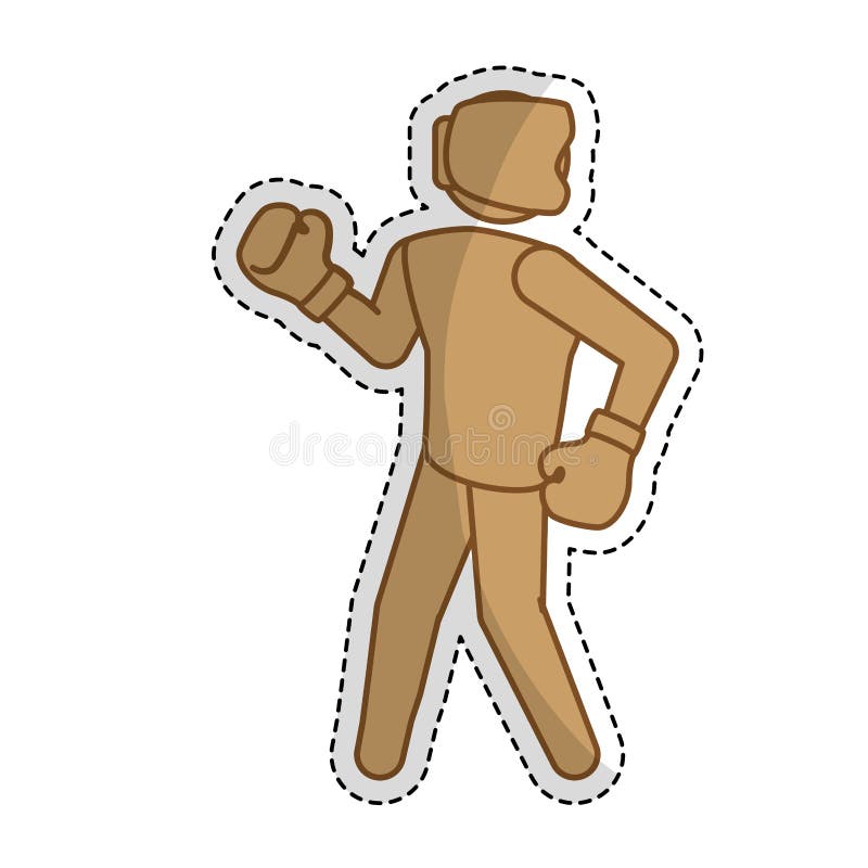 Boxing icon image stock vector. Illustration of conflict - 81958989