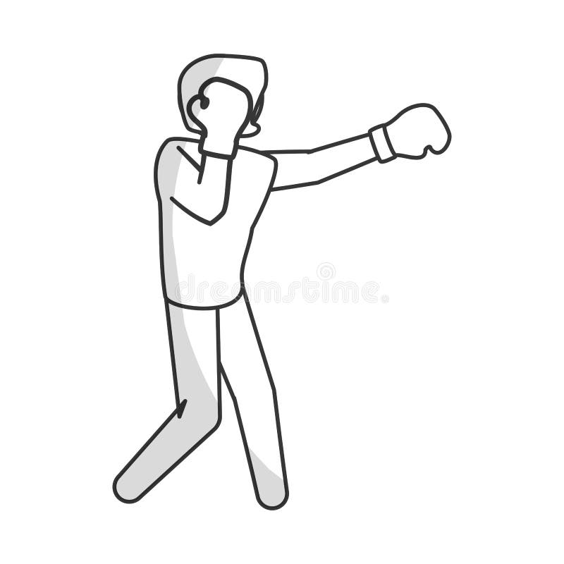 Boxing icon image stock vector. Illustration of conflict - 81958989