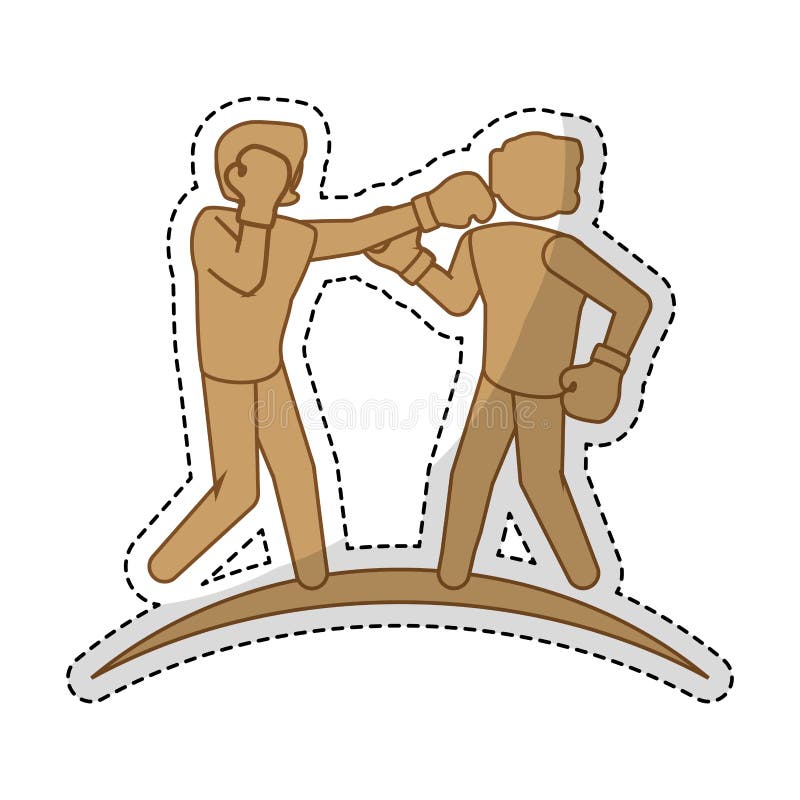 Boxing icon image stock vector. Illustration of conflict - 81958989