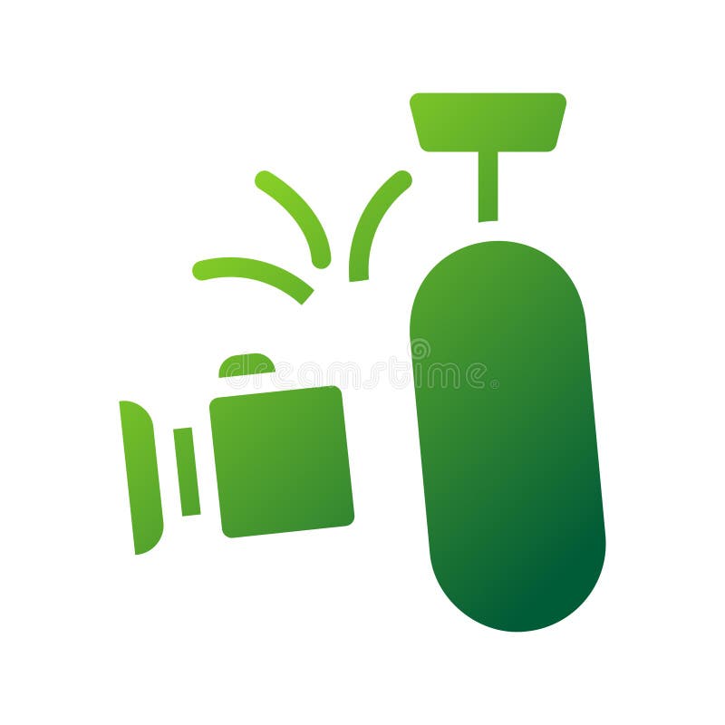 Boxing Icon Solid Gradient Green Sport Symbol Illustration Stock Vector - Illustration of ...