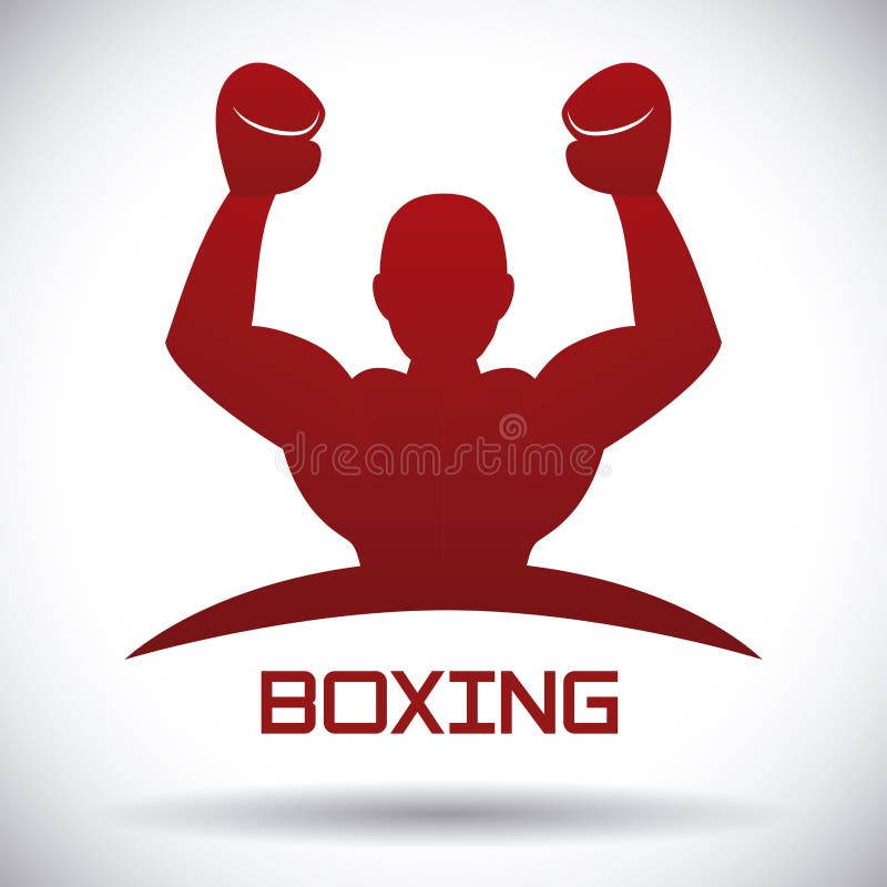Boxing Label Design Vector Illustration Eps10 Graphic Stock Vector ...