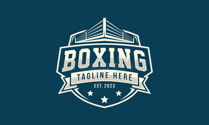 Boxing Logo Vector Illustration, Design Template, Emblem Collection ...