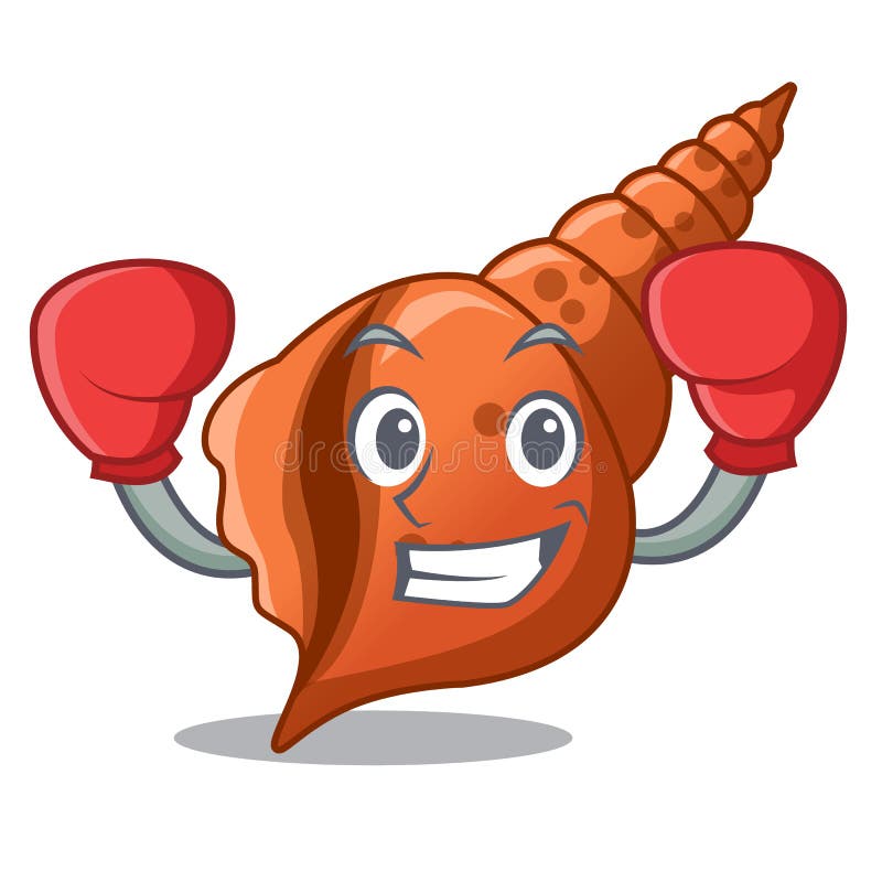 Snail boxer. stock vector. Illustration of purple, funny - 55982334