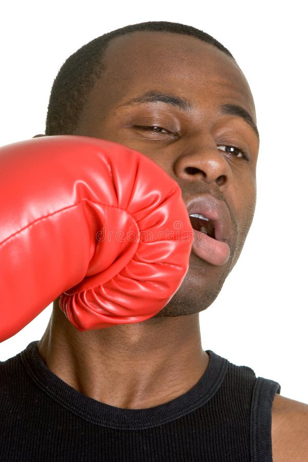 Boxing Man stock photo. Image of black, sport, isolated - 5332860
