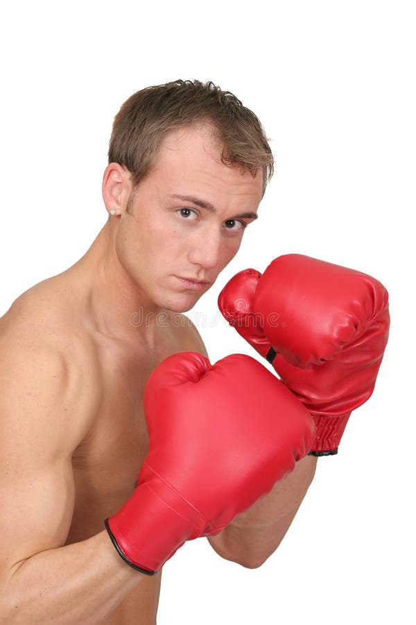 Boxing man stock photo. Image of isolation, guard, head - 9675190
