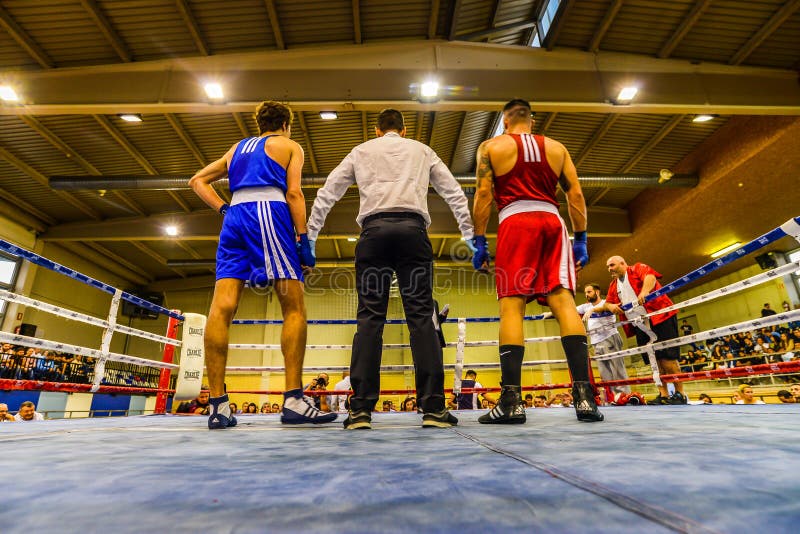 The Boxing Match - Vigo - Spain Editorial Image - Image of muscular ...