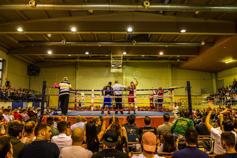 The Boxing Match - Vigo - Spain Editorial Image - Image of boxer ...