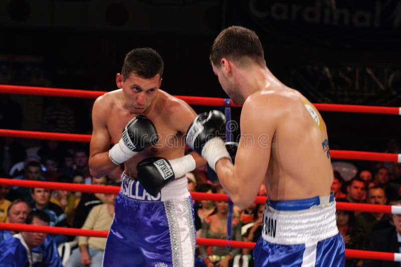 Boxing Match for WBC Intercontinental Title Editorial Photography ...