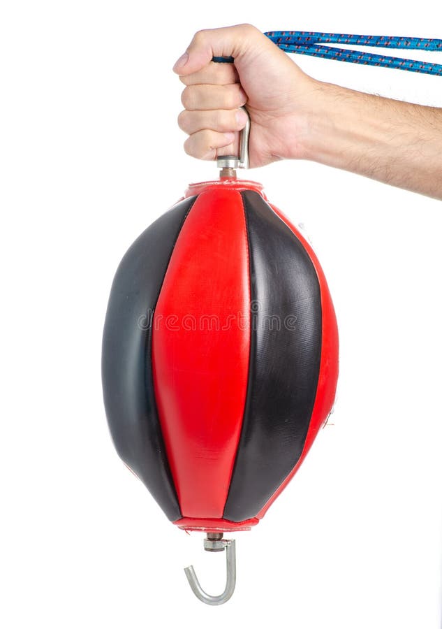 Boxing pear in hand stock photo. Image of behavior, female - 127599130