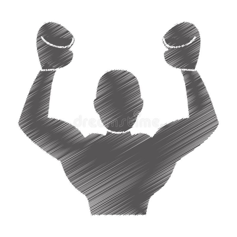 Boxing player icon stock vector. Illustration of sport - 82249082