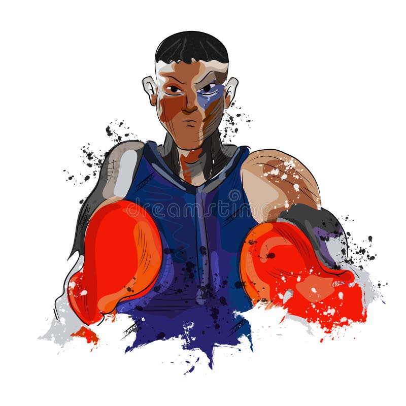 Sports Concept Boxing Player Stock Illustrations 143 Sports Concept