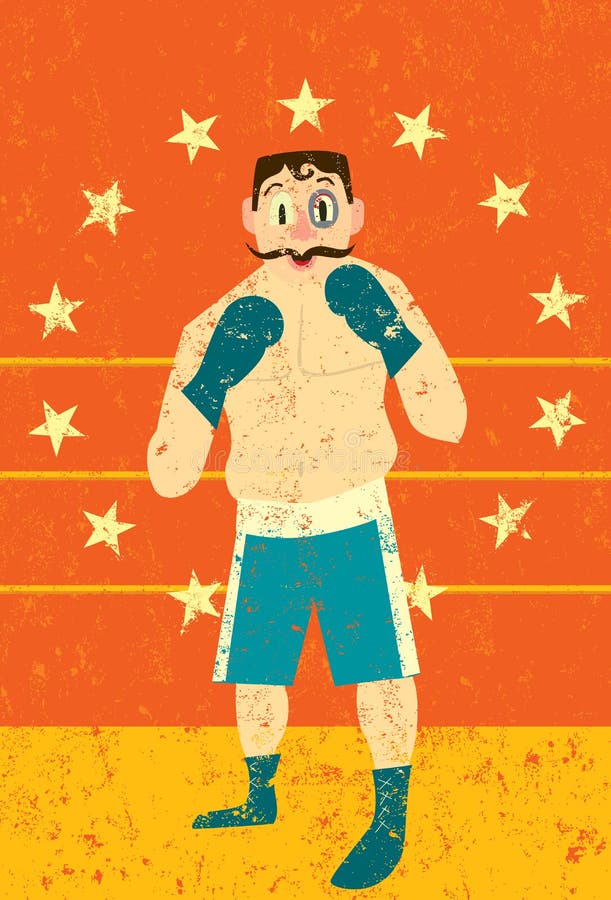 Boxing Poster stock vector. Illustration of graphic, boxing - 59910532