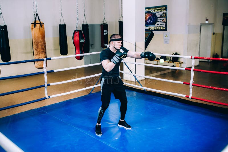 Preparation for Competitions Boxing Editorial Image - Image of power ...