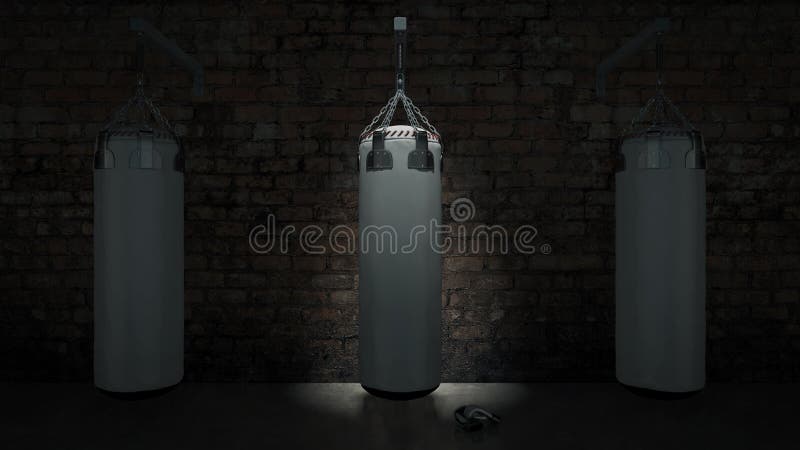 Boxing punch bag stock illustration. Illustration of impact - 53590086