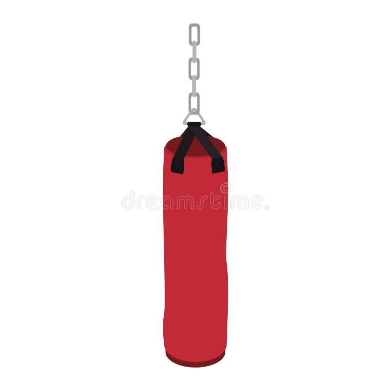 Boxing punch isolated icon stock illustration. Illustration of flat ...