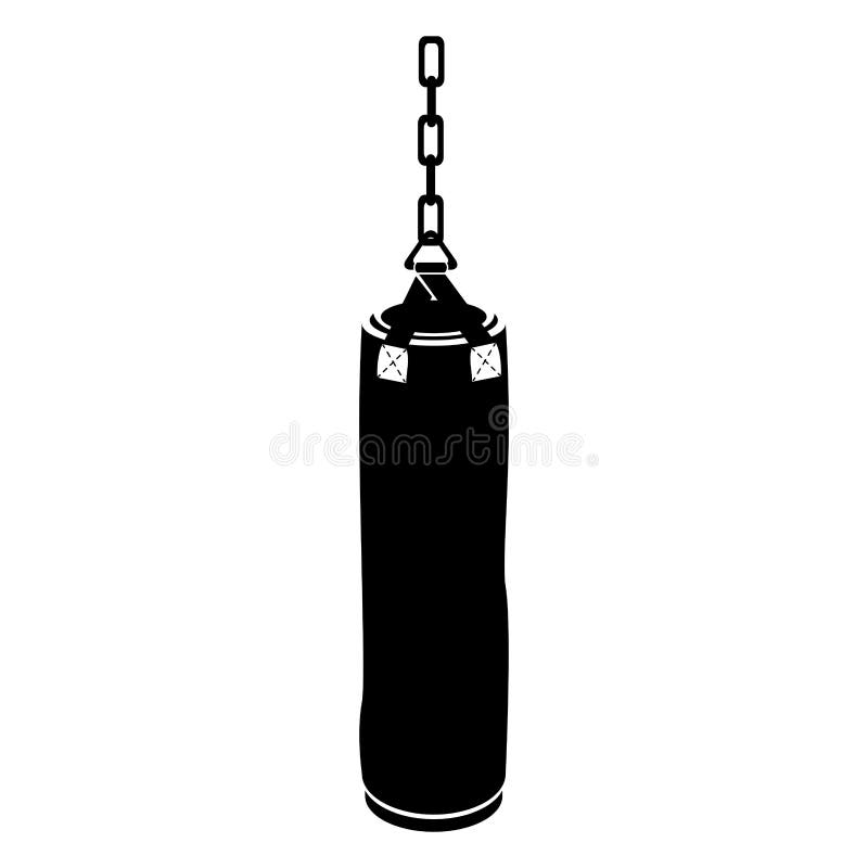 Boxing punch isolated icon stock illustration. Illustration of ...