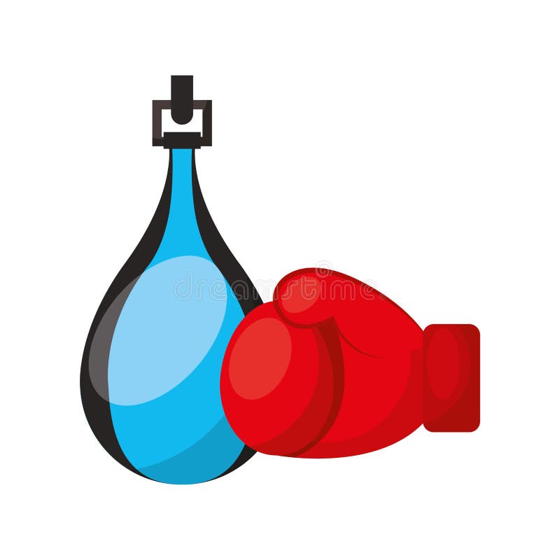 Boxing punch isolated icon stock vector. Illustration of isolated ...