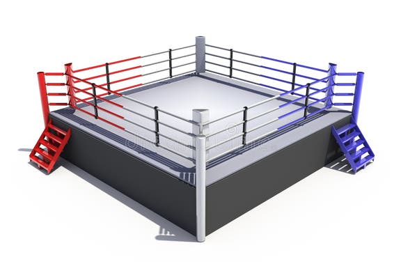 Boxing ring stock illustration. Illustration of fight - 10833526