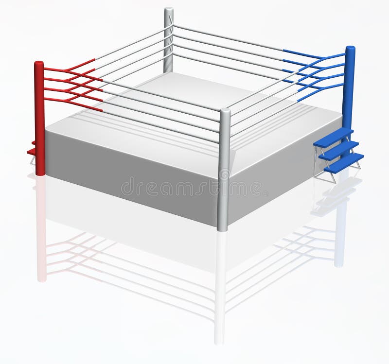 Boxing ring stock illustration. Illustration of opposition - 2348992