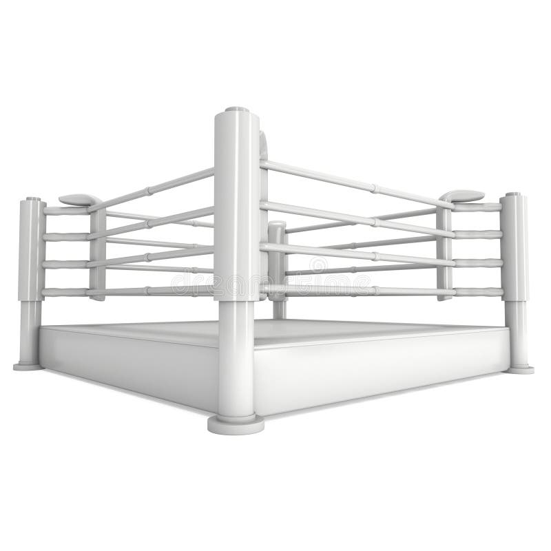 Boxing Ring. High Resolution 3d Render Stock Illustration ...