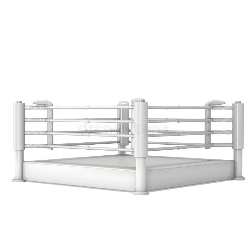 Boxing Ring. High Resolution 3d Render Stock Illustration ...