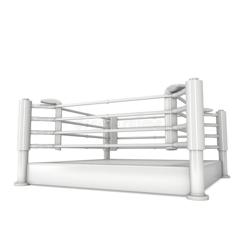 Boxing Ring. High Resolution 3d Render. Stock Illustration ...