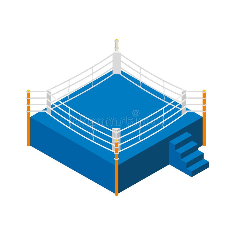 Boxing Ring Icon stock vector. Illustration of rope - 275807204